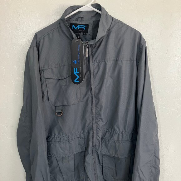 Mack Russo | Jackets & Coats | Mens Windbreaker Nwt Mack Russo Gray ...